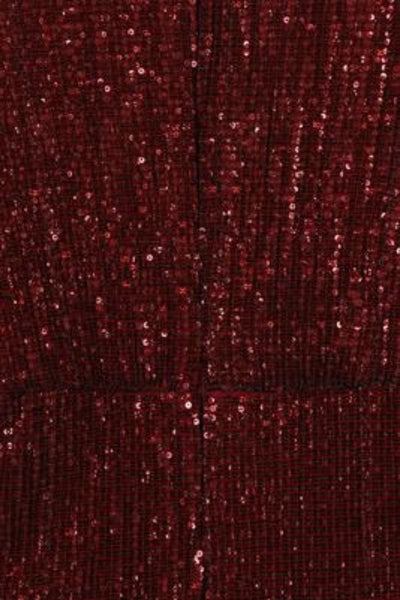 Salma Luxe Berry Keyhole Glistening Sequin Fishtail Maxi Dress – Nazz ...